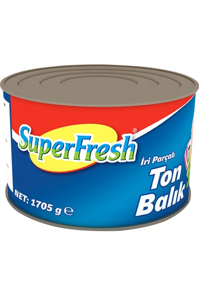 SuperFresh Ton Balığı Ayçiçek Yağlı 1705 gr SuperFresh Ton Balığı Ayçiçek Yağlı 1705 gr
