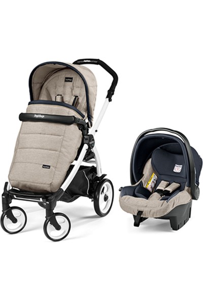 Peg Perego Book 51 Completo Black - White Travel Sistem