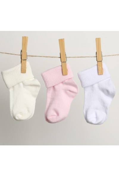 Hello Baby Hello Baby&Kids 3'lü Kıvrık Çorap