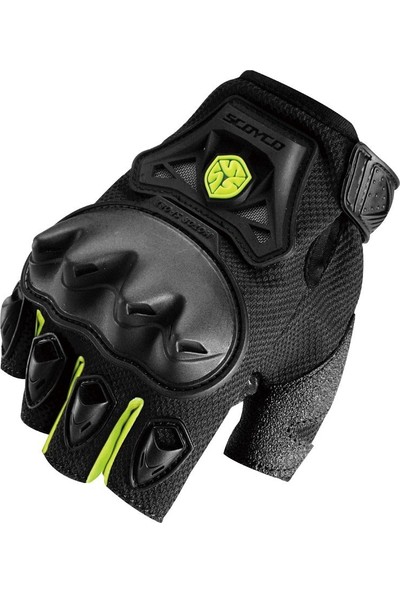 Scoyco Mc29 Parmaksız Eldiven Siyah/Sarı