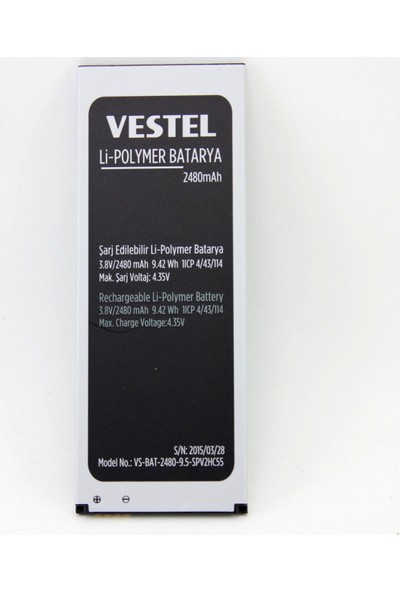 Vestel Venüs V3 5570 Batarya Pil