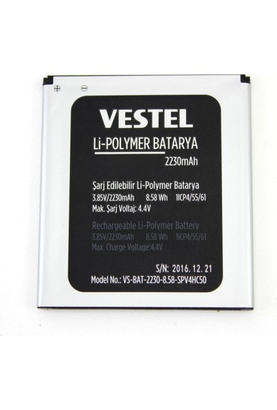 Vestel Venüs 5000 Cep Telefonu Bataryası Vestel Venüs 5000 Cep Telefonu Bataryası