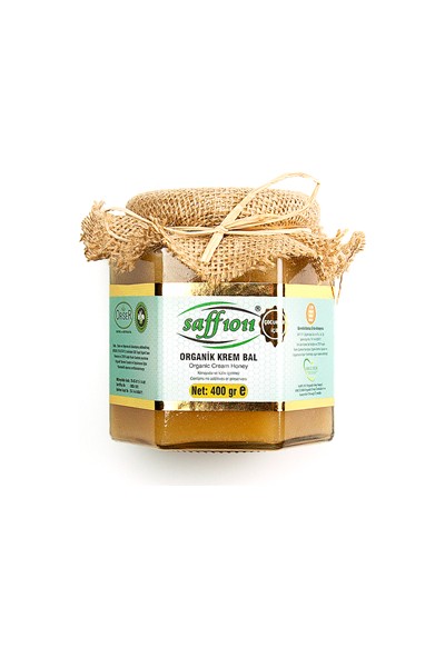 Saff 1011 Organik Krem Bal 400 Gr. Saff 1011 Organik Krem Bal 400 Gr.