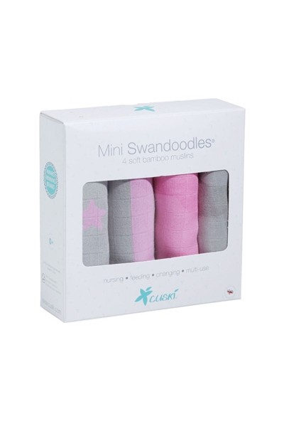 Cuski Organik Bambu Çok Amaçlı Müslin 4'lü Betty Pack Cuski Organik Bambu Çok Amaçlı Müslin 4'lü Betty Pack