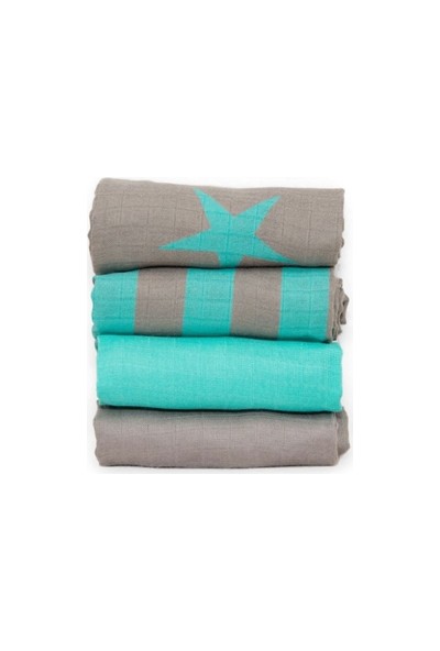 Cuski Organik Bambu Çok Amaçlı Müslin 4'lü-Fabby Cuski Organik Bambu Çok Amaçlı Müslin 4'lü-Fabby