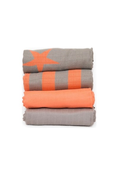 Cuski Organik Bambu Çok Amaçlı Müslin 4'lü-Fizzy Cuski Organik Bambu Çok Amaçlı Müslin 4'lü-Fizzy