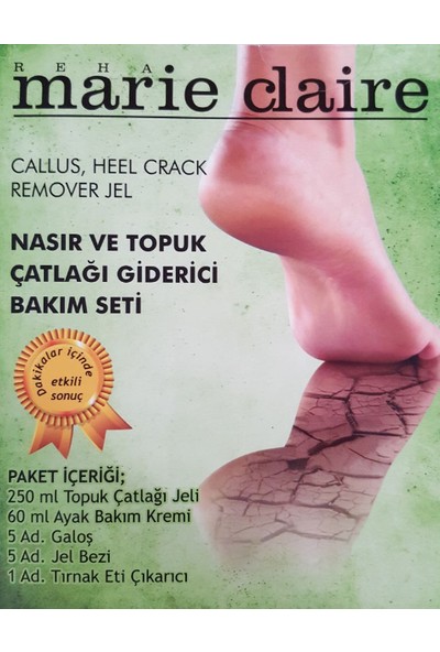 Marie Claire Nasır Ve Topuk Çatlağı Giderici Bakım Seti Marie Claire Nasır Ve Topuk Çatlağı Giderici Bakım Seti