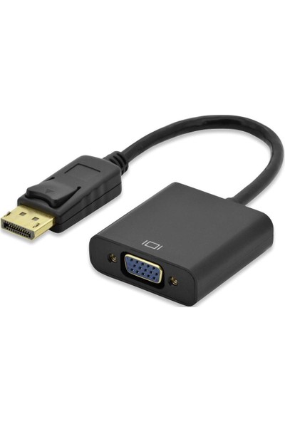 Kuvars Display Port To Analog Vga Aktif Dönüştürücü Görüntü Projeksiyon Kablosu Kuvars Display Port To Analog Vga Aktif Dönüştürücü Görüntü Projeksiyon Kablosu