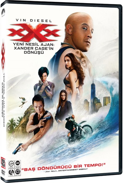 Yeni Nesil Ajan: Xander Cage'in Dönüşü DVD Yeni Nesil Ajan: Xander Cage'in Dönüşü DVD