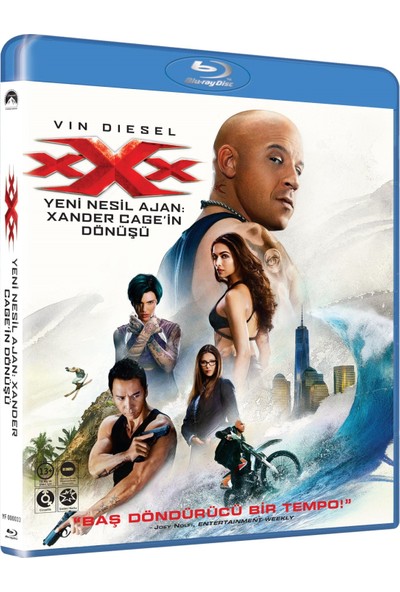 Yeni Nesil Ajan: Xander Cage'in Dönüşü Blu Ray Disc Yeni Nesil Ajan: Xander Cage'in Dönüşü Blu Ray Disc