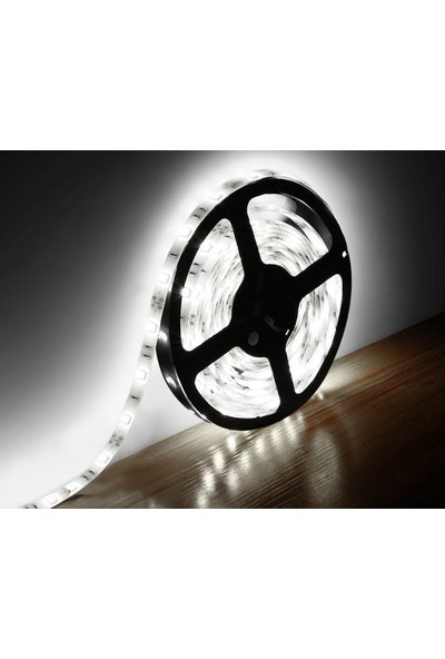 Ack 3 Çip İçmekan Şerit Led 12V (Beyaz Işık) - 5Mt'Lik Paket