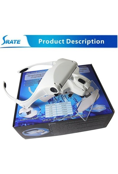 Mister Kalıcı Makyaj Gözlüğü Büyüteç Gözlük Tipi Ledli Büyüteç Loop