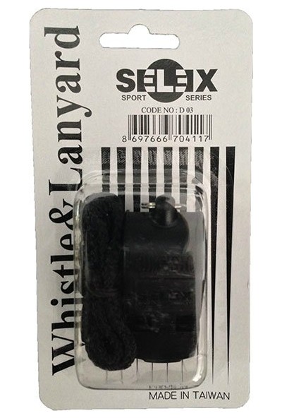 Selex D 03 Düdük (Siyah) - (İpli)