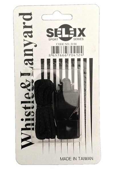 Selex D 04 Düdük (Siyah) - (İpli)