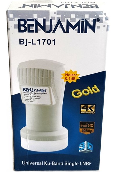 Benjamin Single Lnb 0, 1Db - Full Hd 4K Uyumlu Benjamin Single Lnb 0, 1Db - Full Hd 4K Uyumlu