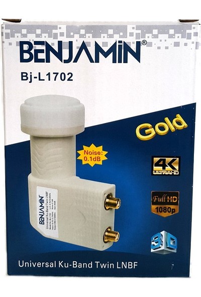 Benjamin Twin Lnb 0, 1Db - Full Hd 4K Uyumlu Benjamin Twin Lnb 0, 1Db - Full Hd 4K Uyumlu