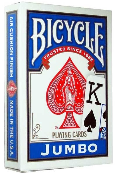 Bicycle Jumbo Poker İskambil Oyun Kağıdı (2 Tarafı Yazılı Oyun Kartı Mavi) Bicycle Jumbo Poker İskambil Oyun Kağıdı (2 Tarafı Yazılı Oyun Kartı Mavi)