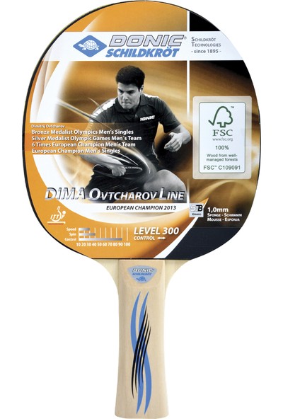 Donic Schildkrot Ovtcharov 300 Ittf Onaylı Masa Tenisi Raketi
