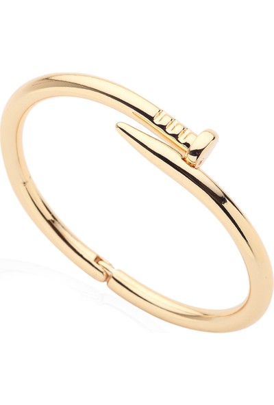 Modex Altın Kaplama Çivi Bileklik