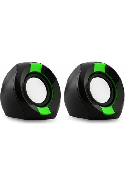 Snopy Icon202 2.0 2W Rms Siyah/Yeşil Speaker Snopy Icon202 2.0 2W Rms Siyah/Yeşil Speaker