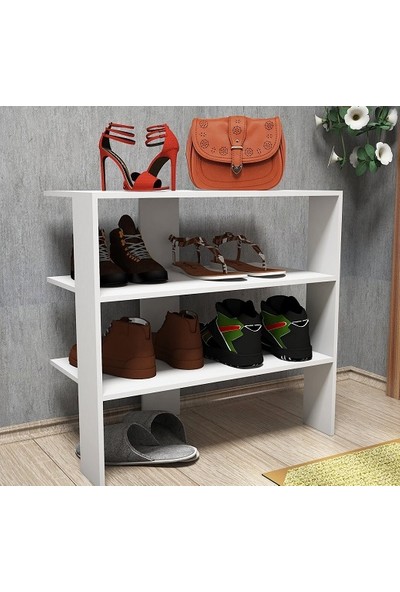 Kzy Noel Ayakkabılık - Beyaz