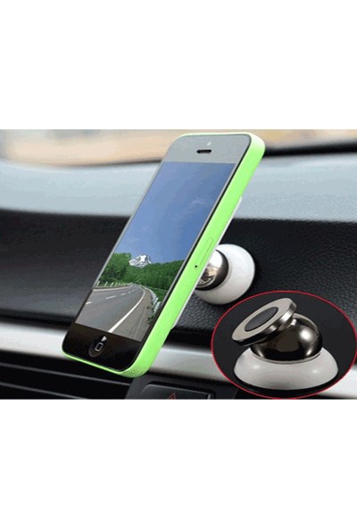 Wildlebend Araç İçi 360° Dönebilen Mıknatıslı Yapışkanlı Telefon Tutucu