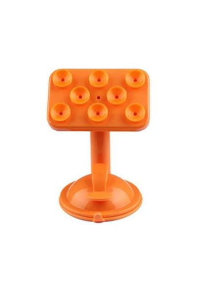 Wildlebend Renkli Araç İçi Vantuzlu Telefon Tutucu - Turuncu Wildlebend Renkli Araç İçi Vantuzlu Telefon Tutucu - Turuncu