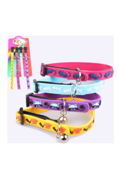 Wildlebend Çıngıraklı Silikon Kedi Tasması