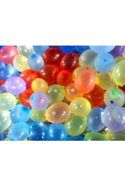 Renkli Parti Su Balonu - 100 Adet Renkli Parti Su Balonu - 100 Adet