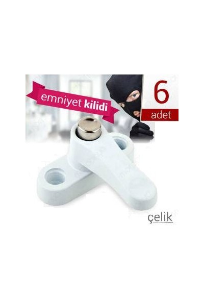 Wildlebend Pvc Kapı Pencere Emniyet Kilidi - Pimapen Kilidi - ÇELİK - 6 Adet Wildlebend Pvc Kapı Pencere Emniyet Kilidi - Pimapen Kilidi - ÇELİK - 6 Adet