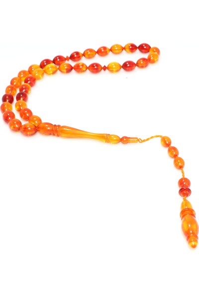 Nusret Takı Turuncu Renk Sıkma Kehribar Tesbih Nusret Takı Turuncu Renk Sıkma Kehribar Tesbih