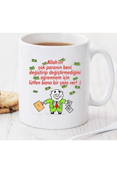 Soppigo Çok Para Kişiye Özel Kupa TK59