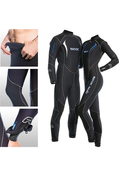 Seac Sub Elbise Azzurra Tek Parça Bayan 5 mm Seac Sub Elbise Azzurra Tek Parça Bayan 5 mm