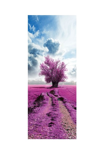 Lavanta Bahçesi Buzdolabı Sticker Lavanta Bahçesi Buzdolabı Sticker