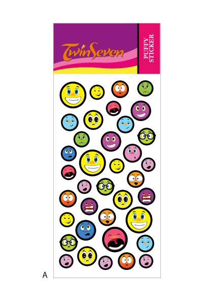 Pm-933 Gülenyüz Puffy Stıcker Pm-933 Gülenyüz Puffy Stıcker