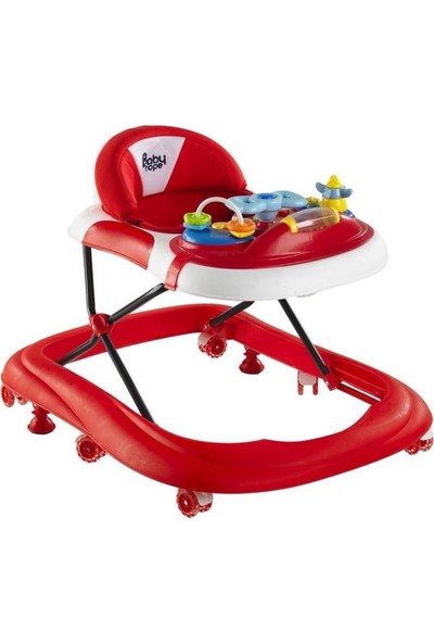 BabyHope 213 Star Bebek Yürüteç (KIRMIZI-BEYAZ)