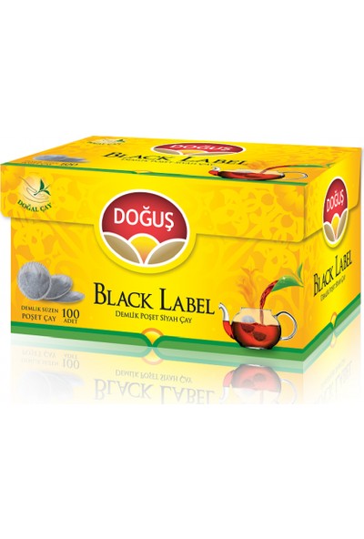 Doğuş Black Label Demlik Poşet Çay 100'lü 320 gr Doğuş Black Label Demlik Poşet Çay 100'lü 320 gr