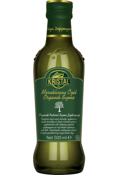 Kristal Meraklısına Özel Organik Sızma Zeytinyağı 500 ml