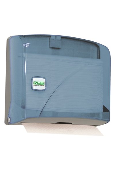 Vialli Z Katlı Kağıt Havlu Dispenseri 200'Lü Şeffaf K1T
