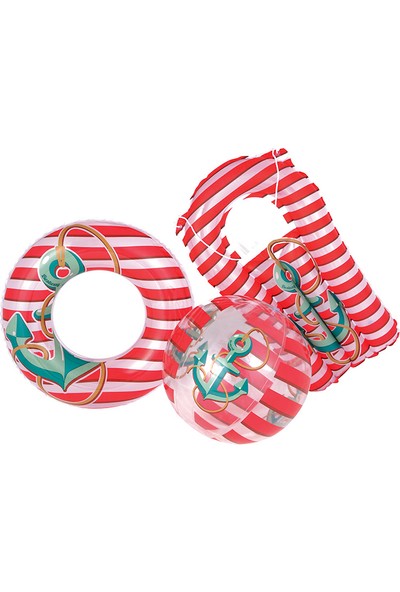 Bestway Çocuklar İçin şişme Deniz Topu Seti 34098 Bestway Çocuklar İçin şişme Deniz Topu Seti 34098