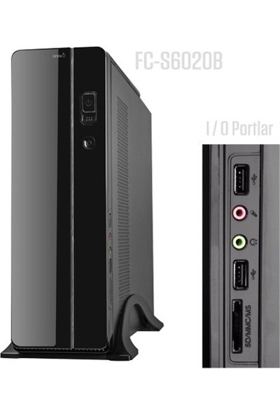 Frisby Fc-S6020B 300W Slim Mini Atx Kasa/Siyah Frisby Fc-S6020B 300W Slim Mini Atx Kasa/Siyah