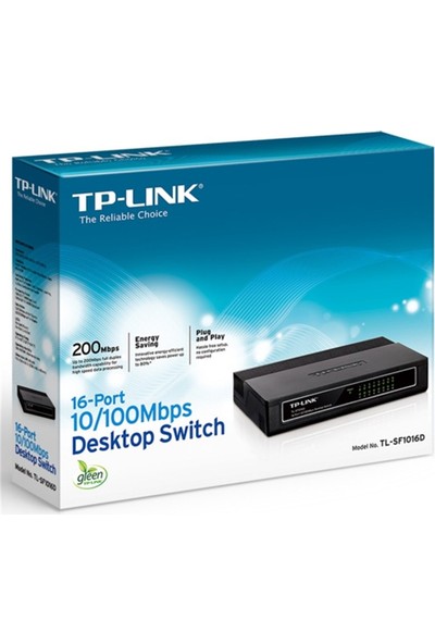Tp-Link Tl-Sf1016D 10/100Mbps 16Port Switch Tp-Link Tl-Sf1016D 10/100Mbps 16Port Switch