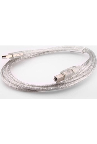 S-Link Sl-U2015 Usb 2.0 1.5Mt Şeffaf Yazıcı Kablo