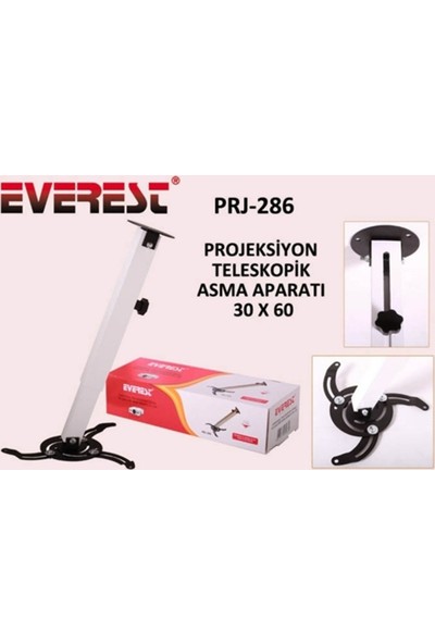 Everest Prj-286 Teleskopik Askı Aparatı 30-60 Cm