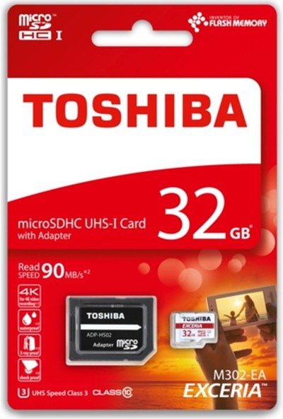 Toshiba 32 Gb Micro Sdhc Uhs-1 C10 Thn-M302R0320Ea Toshiba 32 Gb Micro Sdhc Uhs-1 C10 Thn-M302R0320Ea