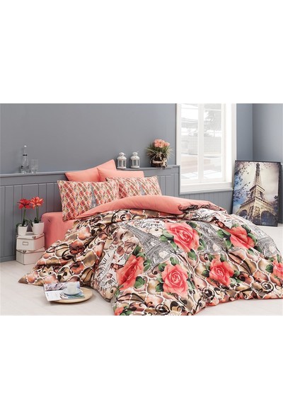 Belenay Çift Kişilik Uyku Seti - Paris Oranj Belenay Çift Kişilik Uyku Seti - Paris Oranj