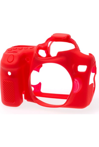 Canon 70D Kırmızı EasyCover (Silikon Kılıf)