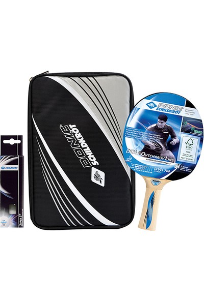 Donic Dima Ovtcharov Line 700 ITTF Onaylı Masa Tenisi Raket 3 Top + Kılıf Set Donic Dima Ovtcharov Line 700 ITTF Onaylı Masa Tenisi Raket 3 Top + Kılıf Set