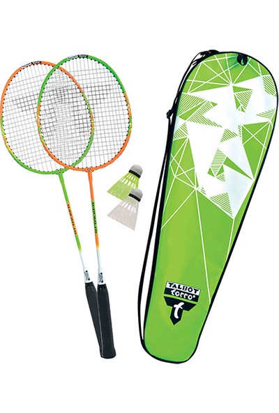 Talbot Torro 2-Attacker 2 Raket 2 Top Çelik Badminton Raket Seti Talbot Torro 2-Attacker 2 Raket 2 Top Çelik Badminton Raket Seti