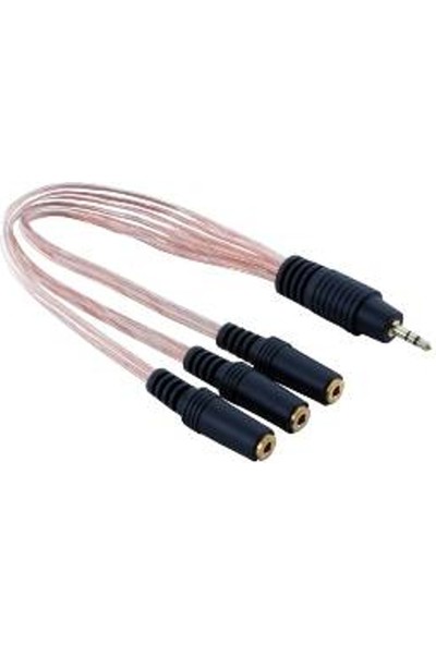 Platoon Ses Sistemi 5+1 Kablo 3,5Mm Streo Dan 3 Lü Dişi Streo Çoklayıcı Platoon Ses Sistemi 5+1 Kablo 3,5Mm Streo Dan 3 Lü Dişi Streo Çoklayıcı